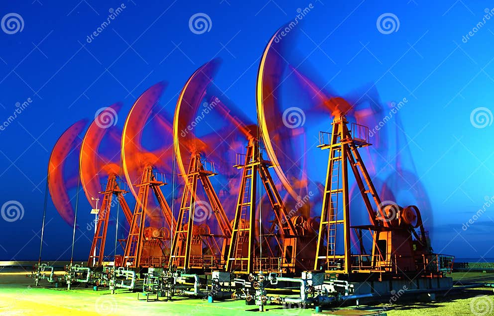 Pumping unit stock photo. Image of pipe, environment - 15493198