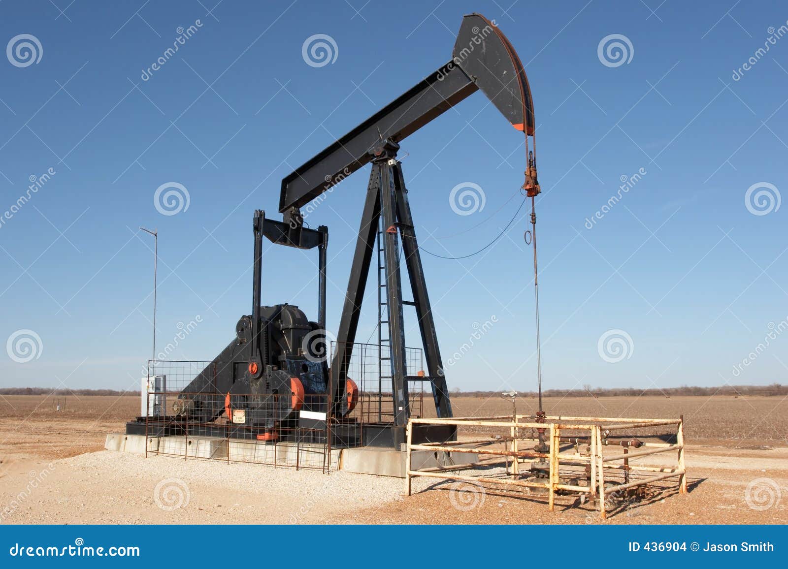 Pumpjack stock photo. Image of industrial, jack, barrel - 436904