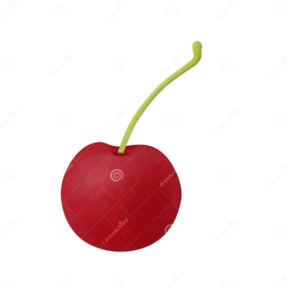 Cartoon cherry drawing stock illustration. Illustration of sweet ...