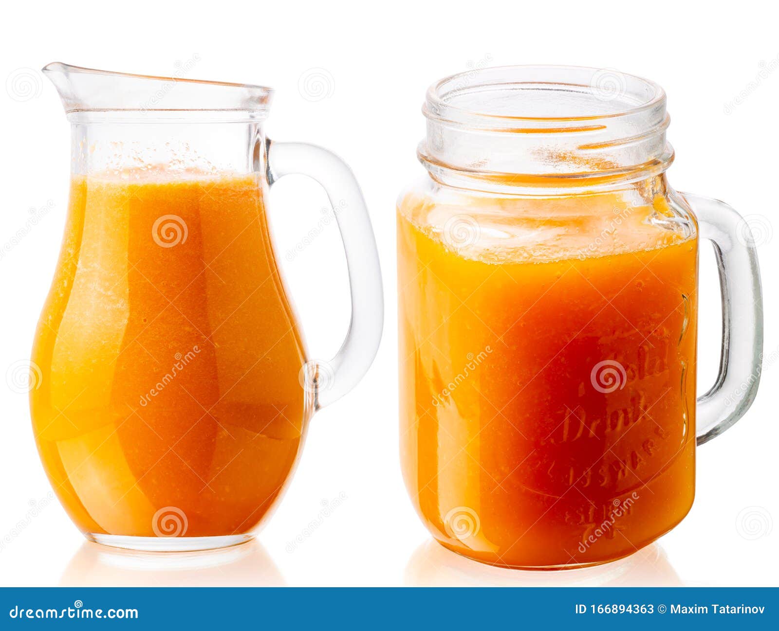 Pumpkin or Butternut Squash Smoothie Jug, Paths Stock Image - Image of ...