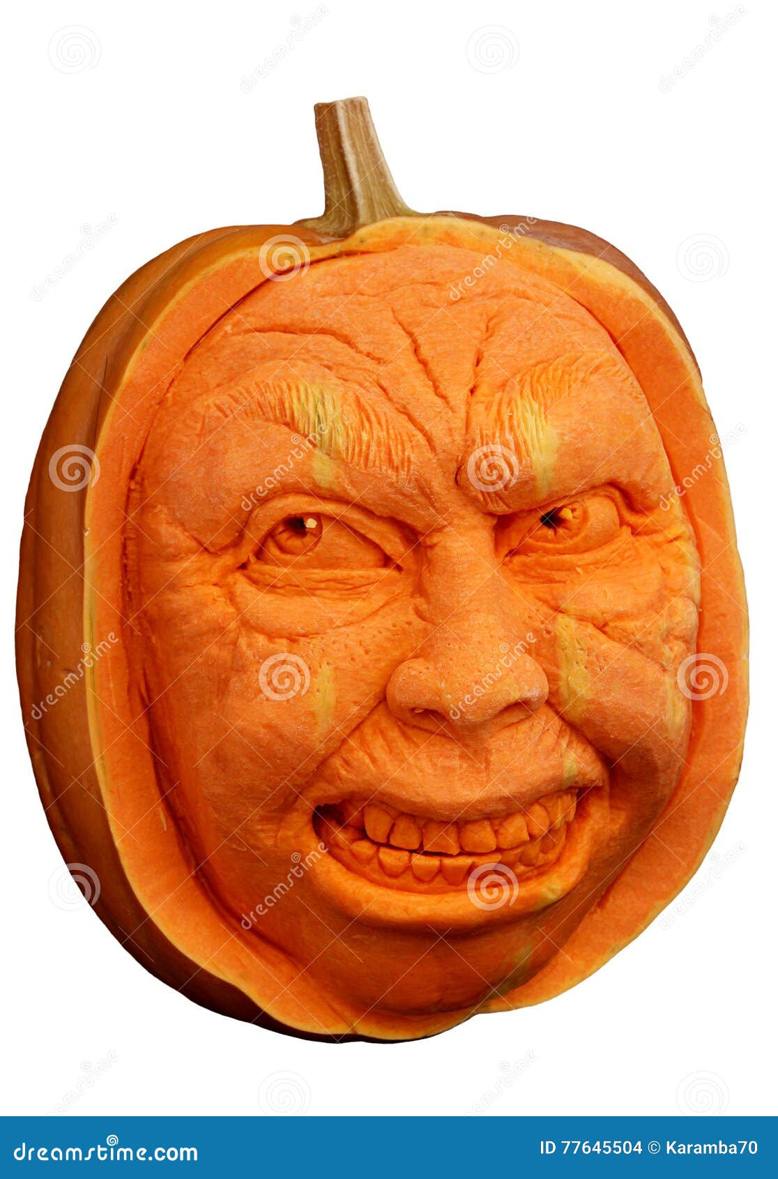 Pumpkin Carving for Halloween Stock Photo - Image of creating, roses ...