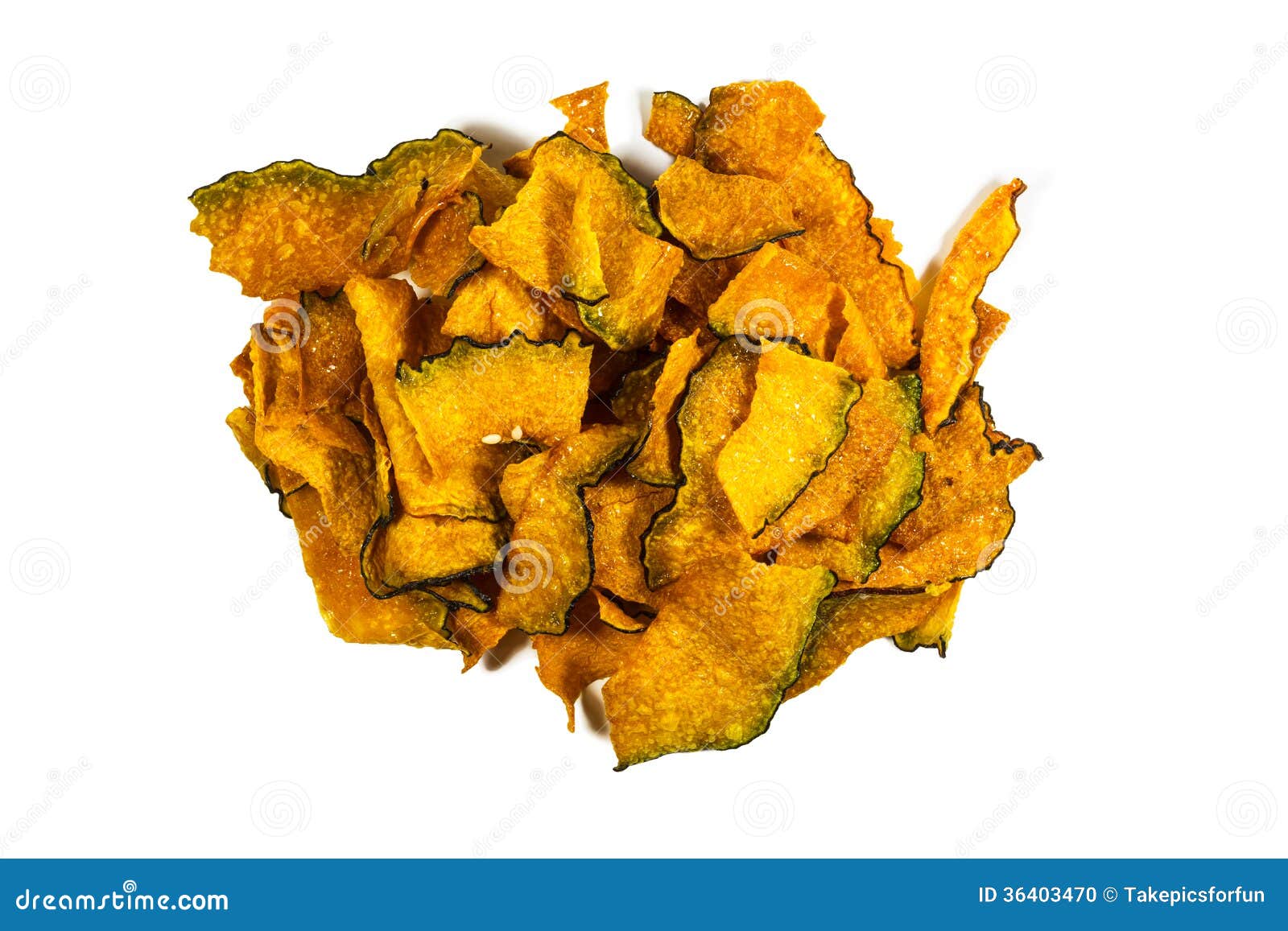 Pumpkin chips stock photo. Image of chips, appetizer - 36403470