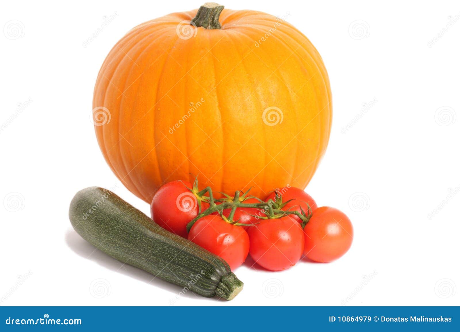 Pumpkin, Courgette and Tomatoes Stock Image - Image of white, tomato ...