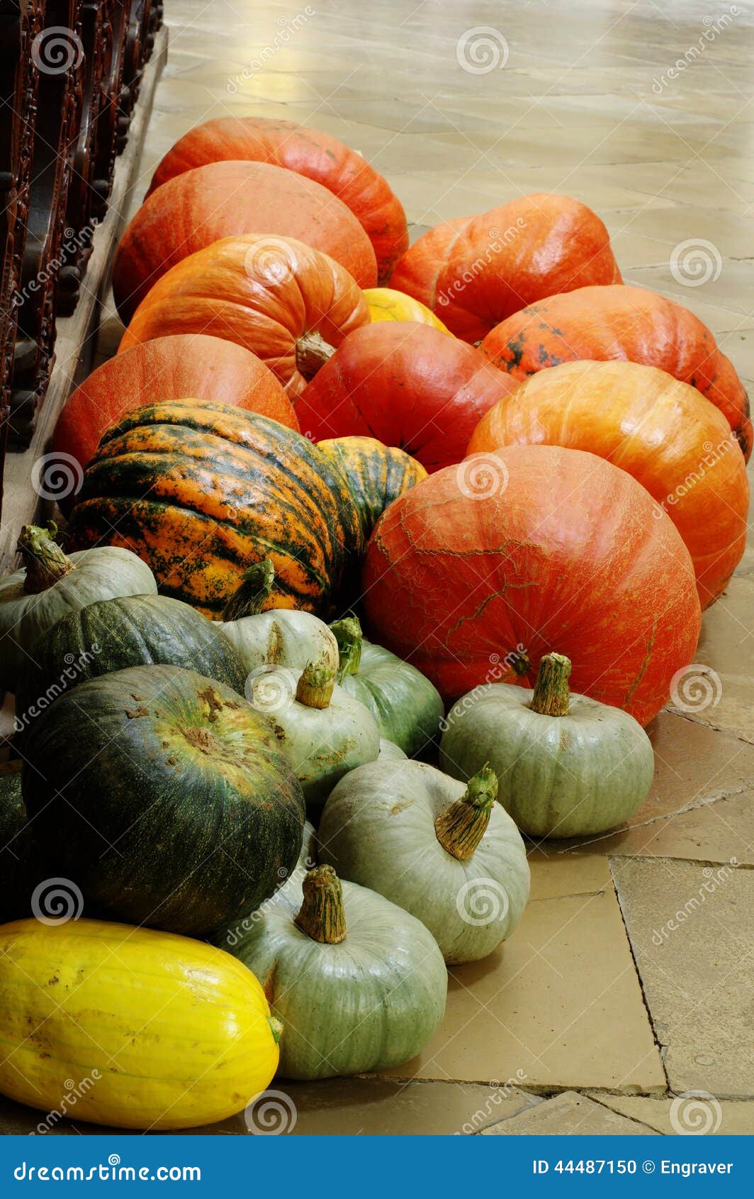 Pumpkin Decoration Church 2 Stock Photo - Image of fall, squash: 44487150