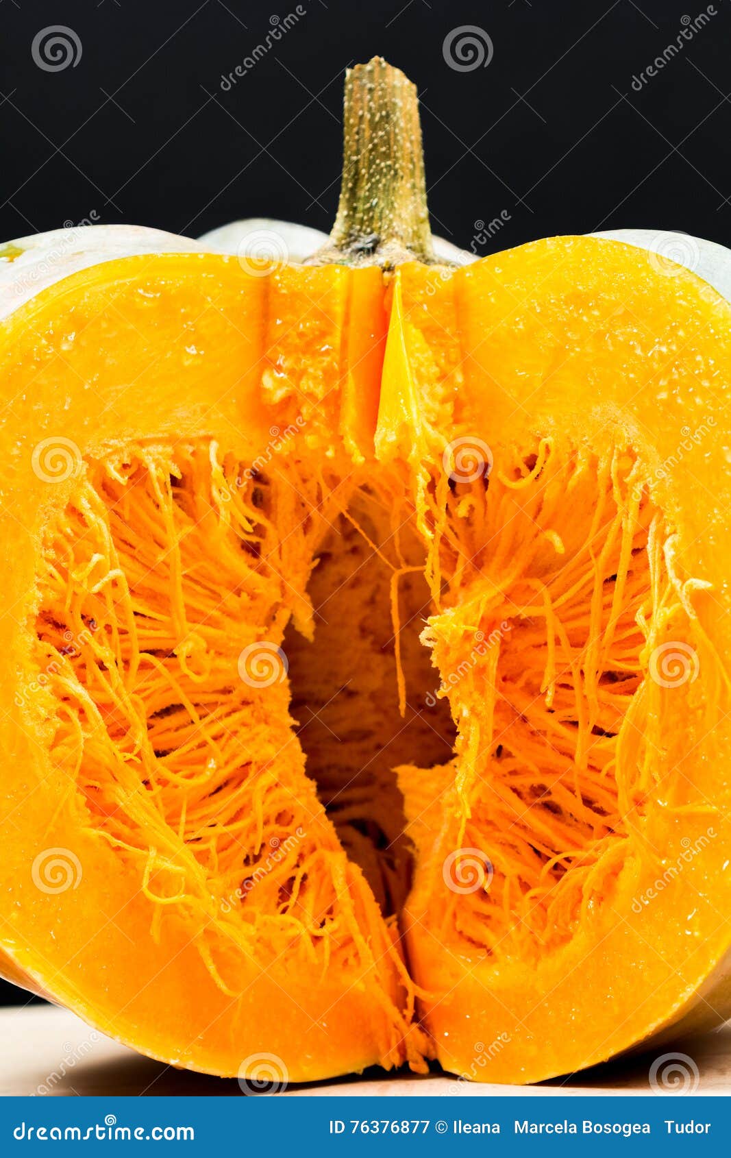 Pumpkin Details from Inside Stock Image - Image of closeup, agriculture ...