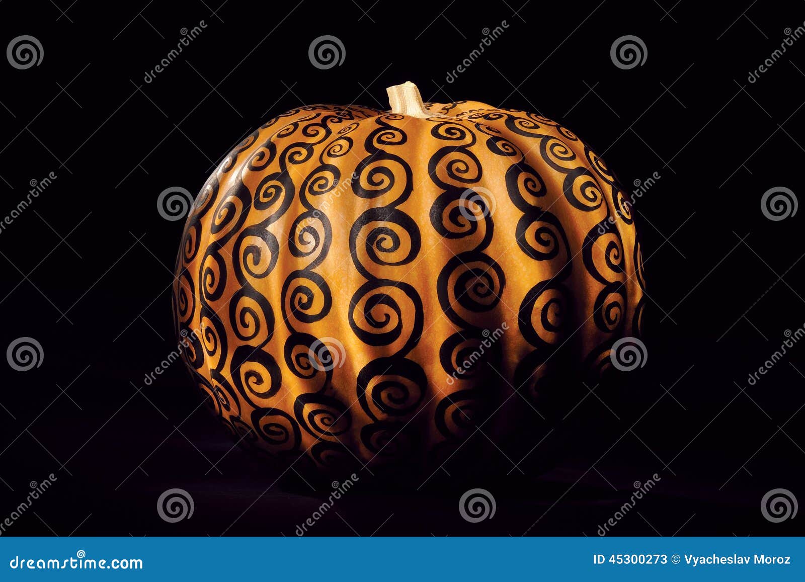 Pumpkin Eclipse stock image. Image of paint, shiner, decorated - 45300273