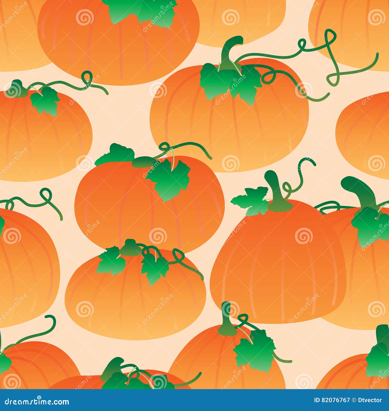 Pumpkin Gradient Seamless Pattern Stock Vector - Illustration of abstract, beauty: 82076767