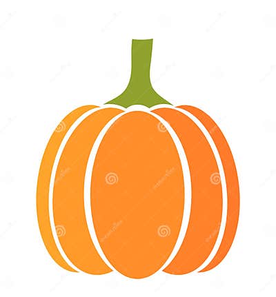 Pumpkin icon stock vector. Illustration of graphic, nutrition - 48081044