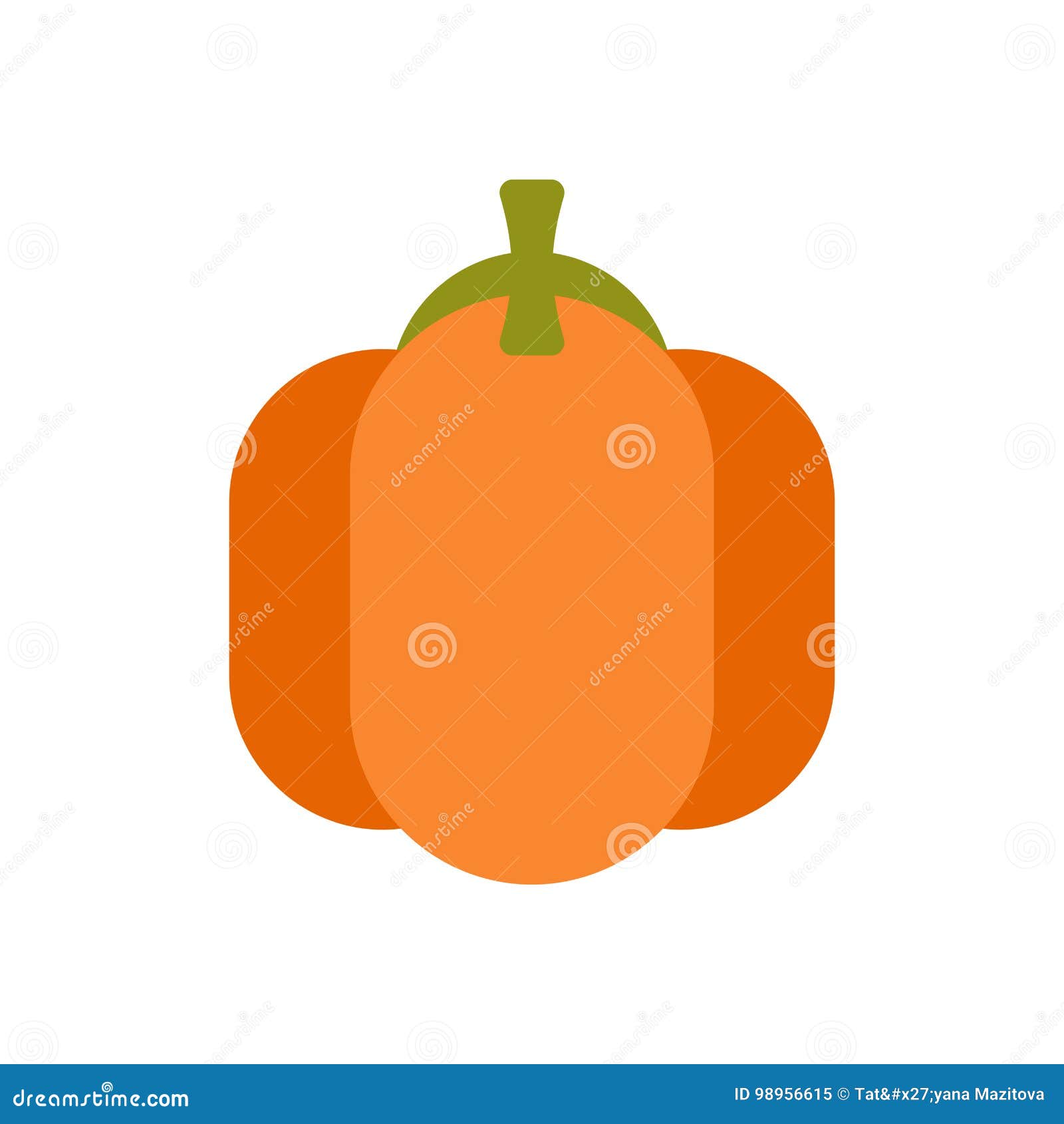 Isolated Large Colored Planet Saturn With A Face And Signature Cartoon
