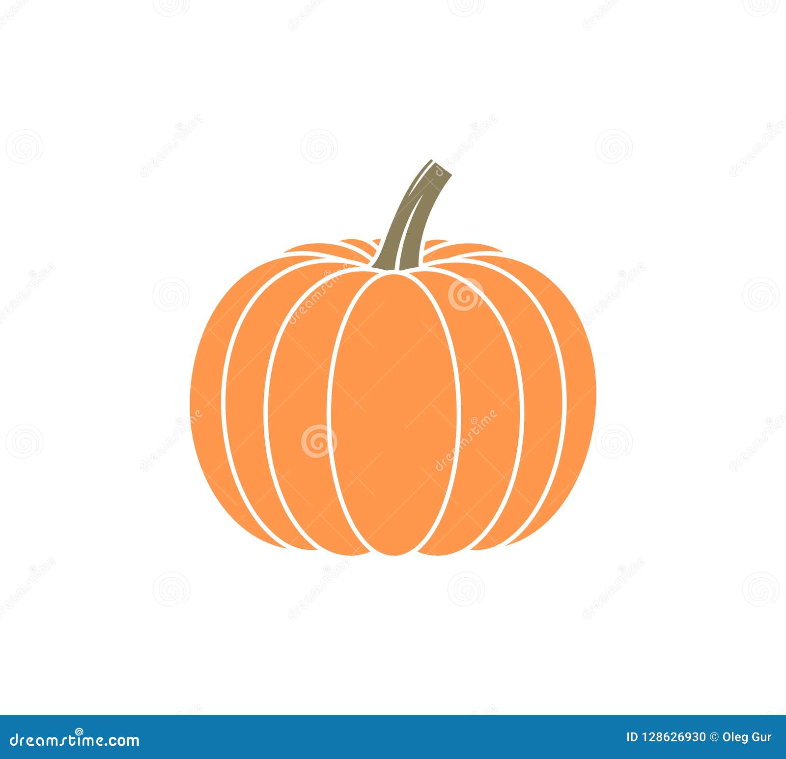 Pumpkin. Logo Vector Illustration | CartoonDealer.com #160270810