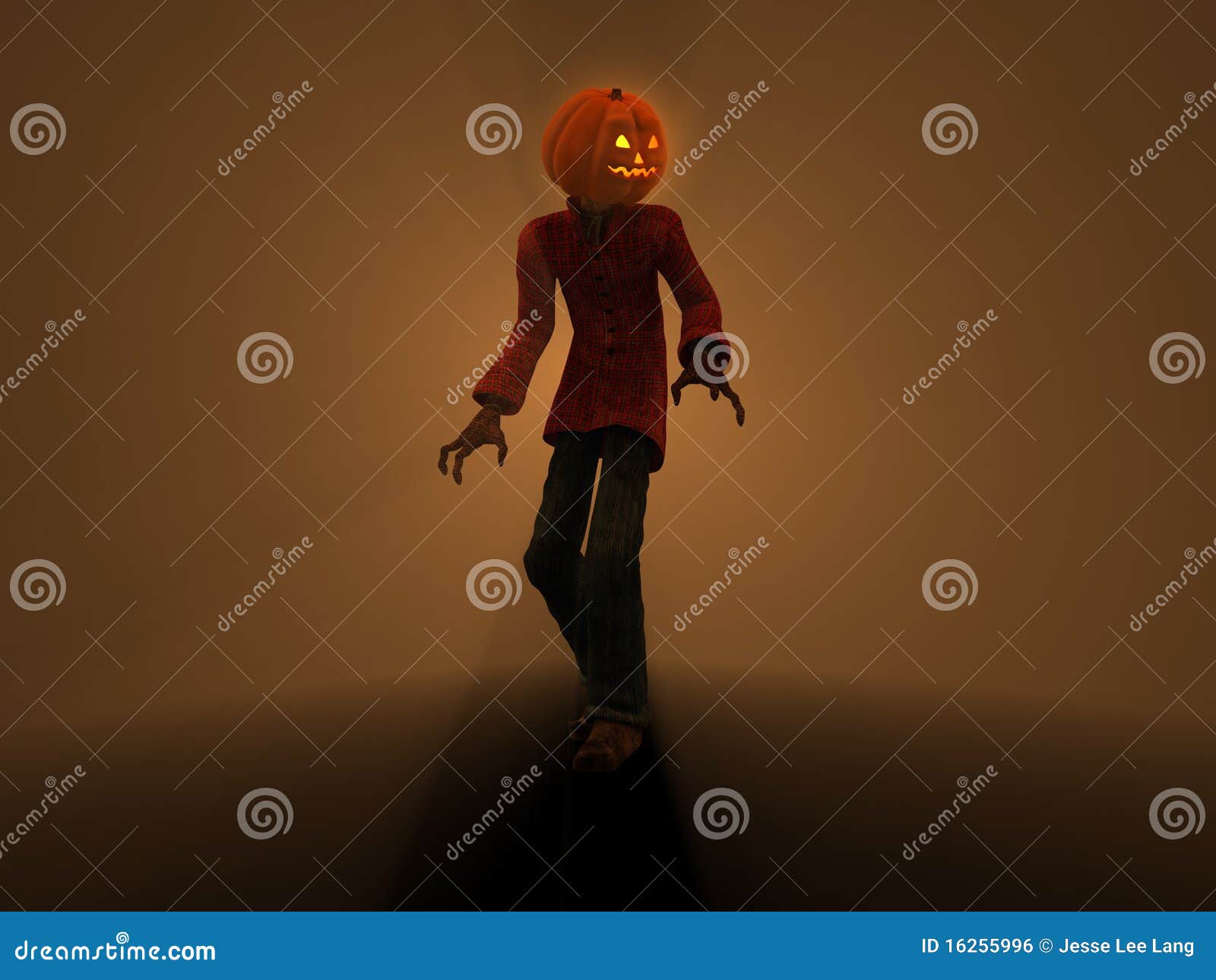 Pumpkin Man stock illustration. Illustration of pumpkin - 16255996