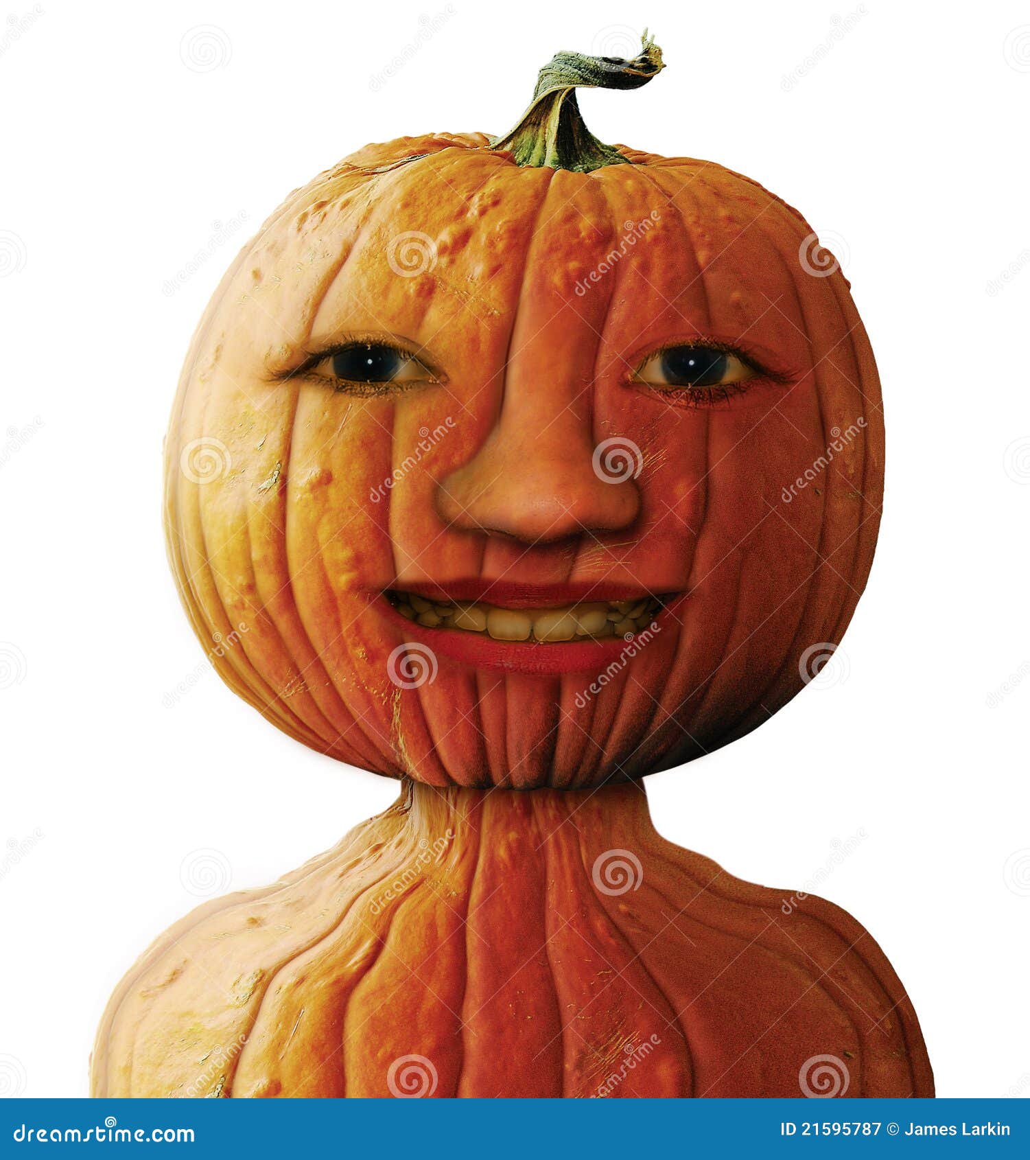 Pumpkin Man stock image. Image of monster, pumpkin, goblin - 21595787