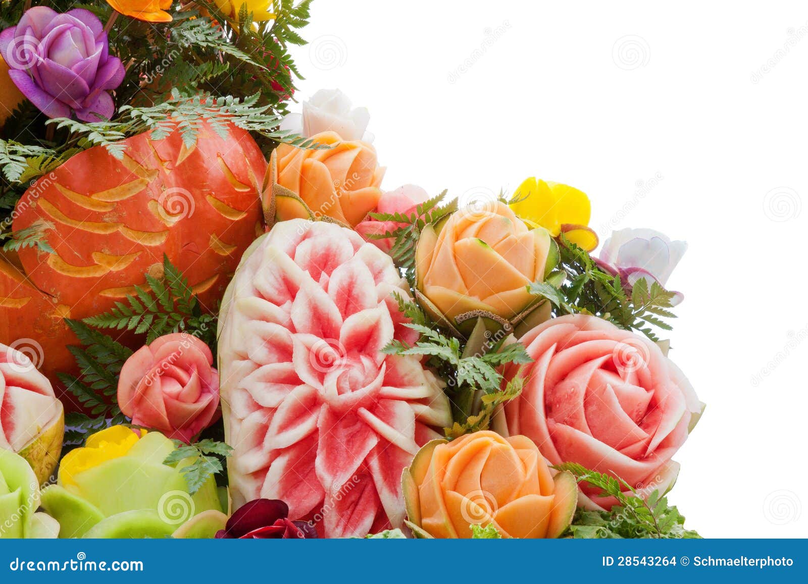 Pumpkin Melon Carving Decoration Stock Photo - Image of unikat, gesteck ...