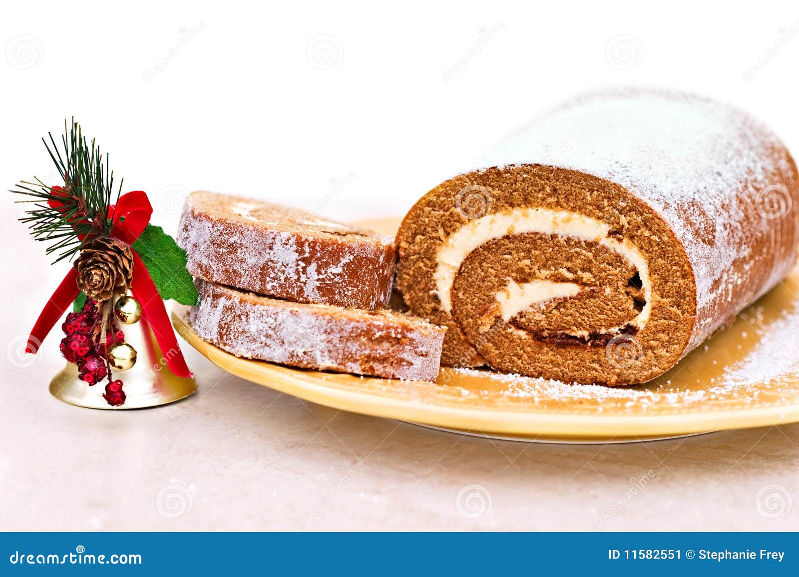 Pumpkin Roll stock image. Image of gourmet, copyspace - 11582551