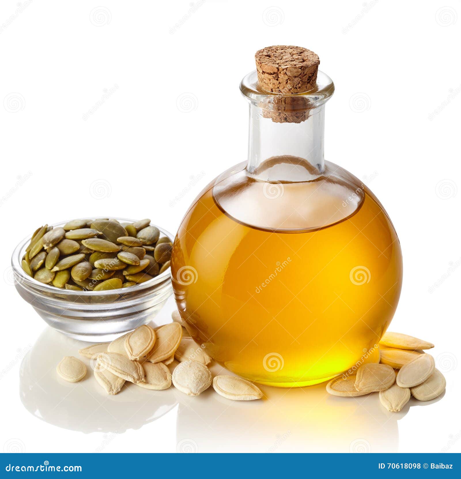 Pumpkin seed oil stock photo. Image of delicious, yellow - 70618098