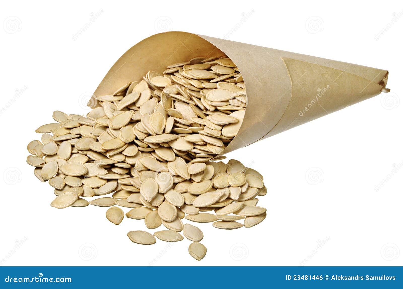 Pumpkin seeds in pack stock photo. Image of harvest, dried - 23481446