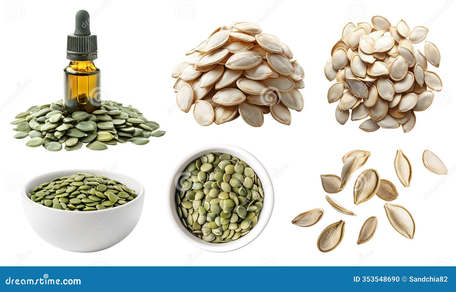 Pumpkin Seeds Seed Nut, Many Angles Pile Stack, Fly, Bowl, Essential ...