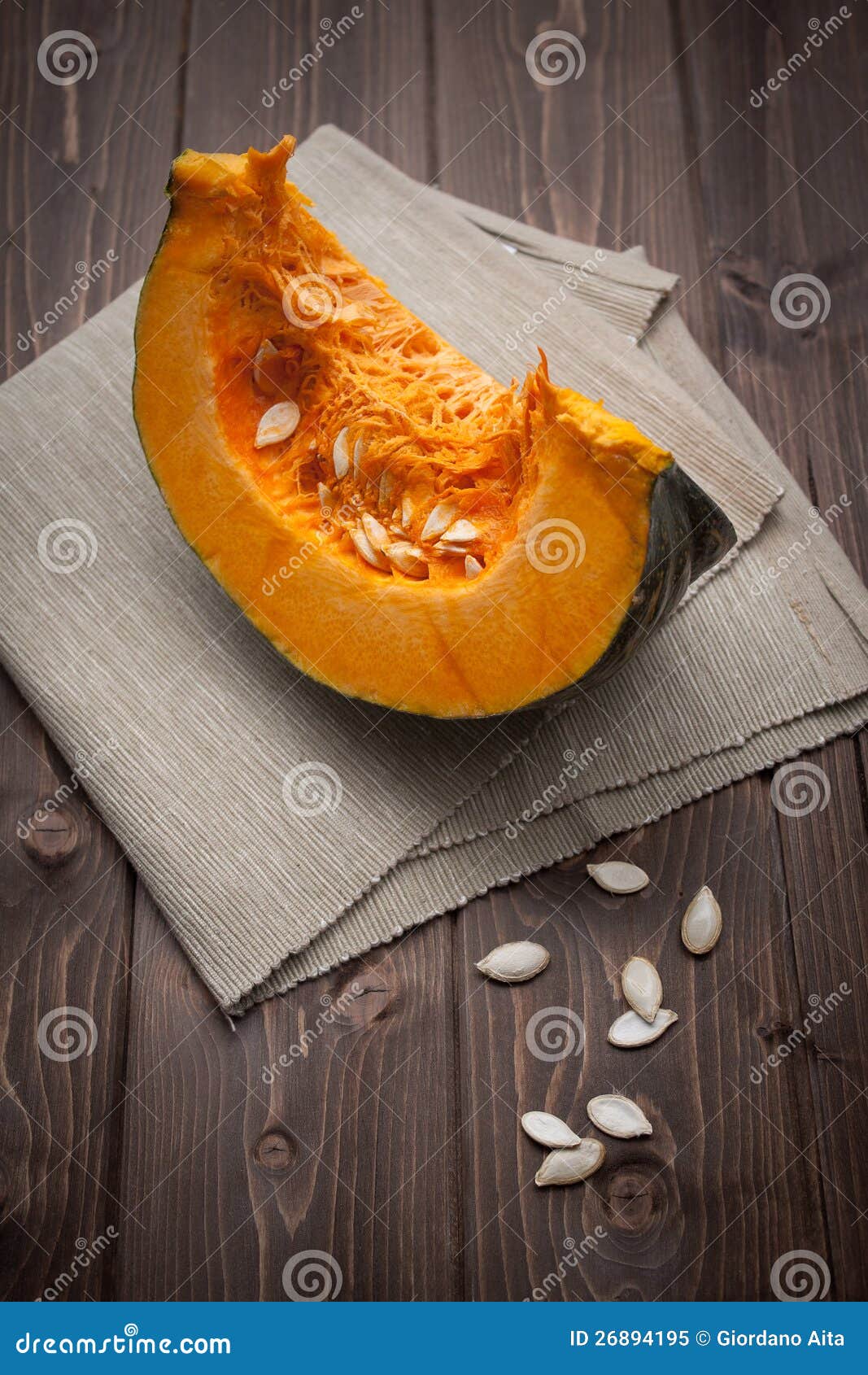 Pumpkin slice stock image. Image of vegetables, ingredient - 26894195