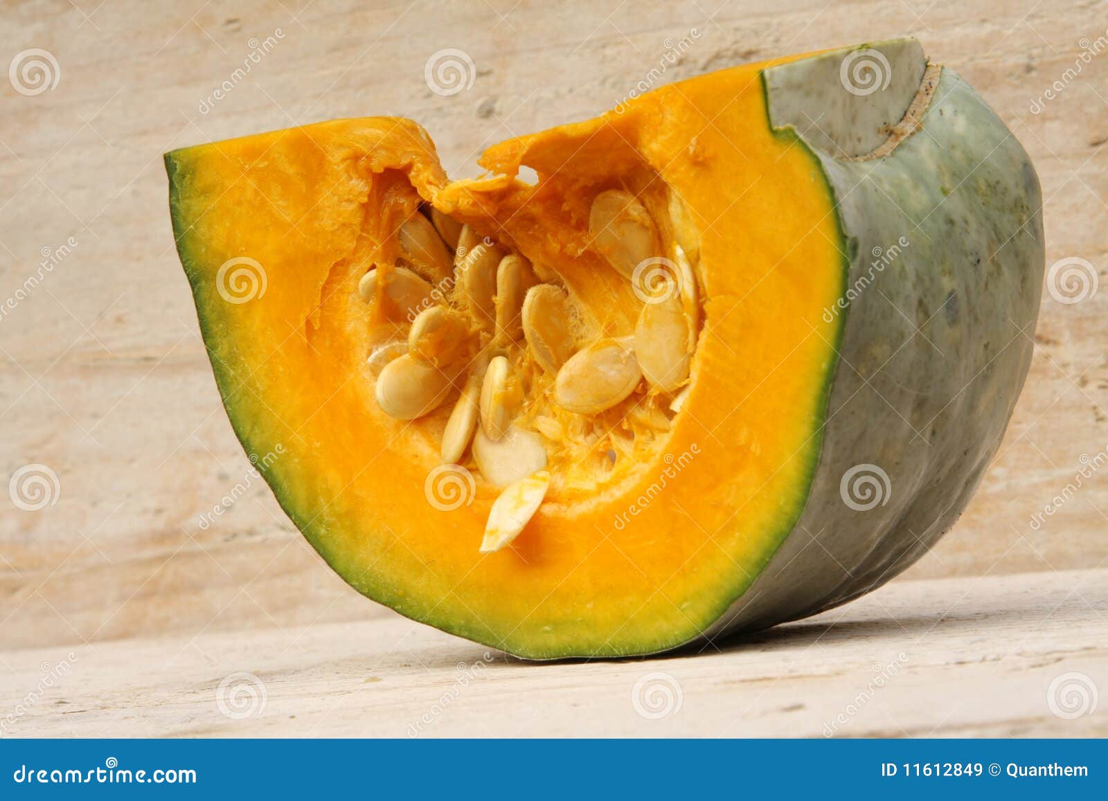 Pumpkin slice, close-up stock image. Image of slice, single - 11612849