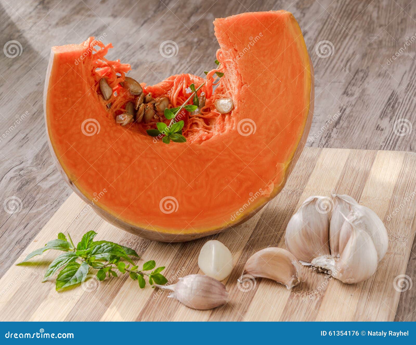 Pumpkin slice stock photo. Image of organic, october - 61354176