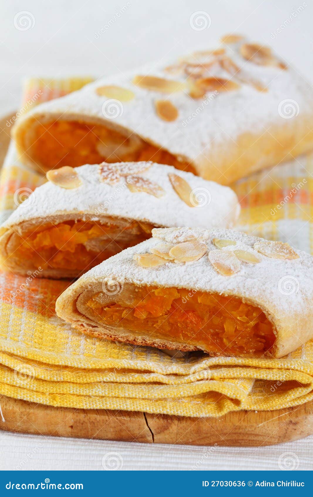 Pumpkin strudel stock photo. Image of cake, traditional - 27030636