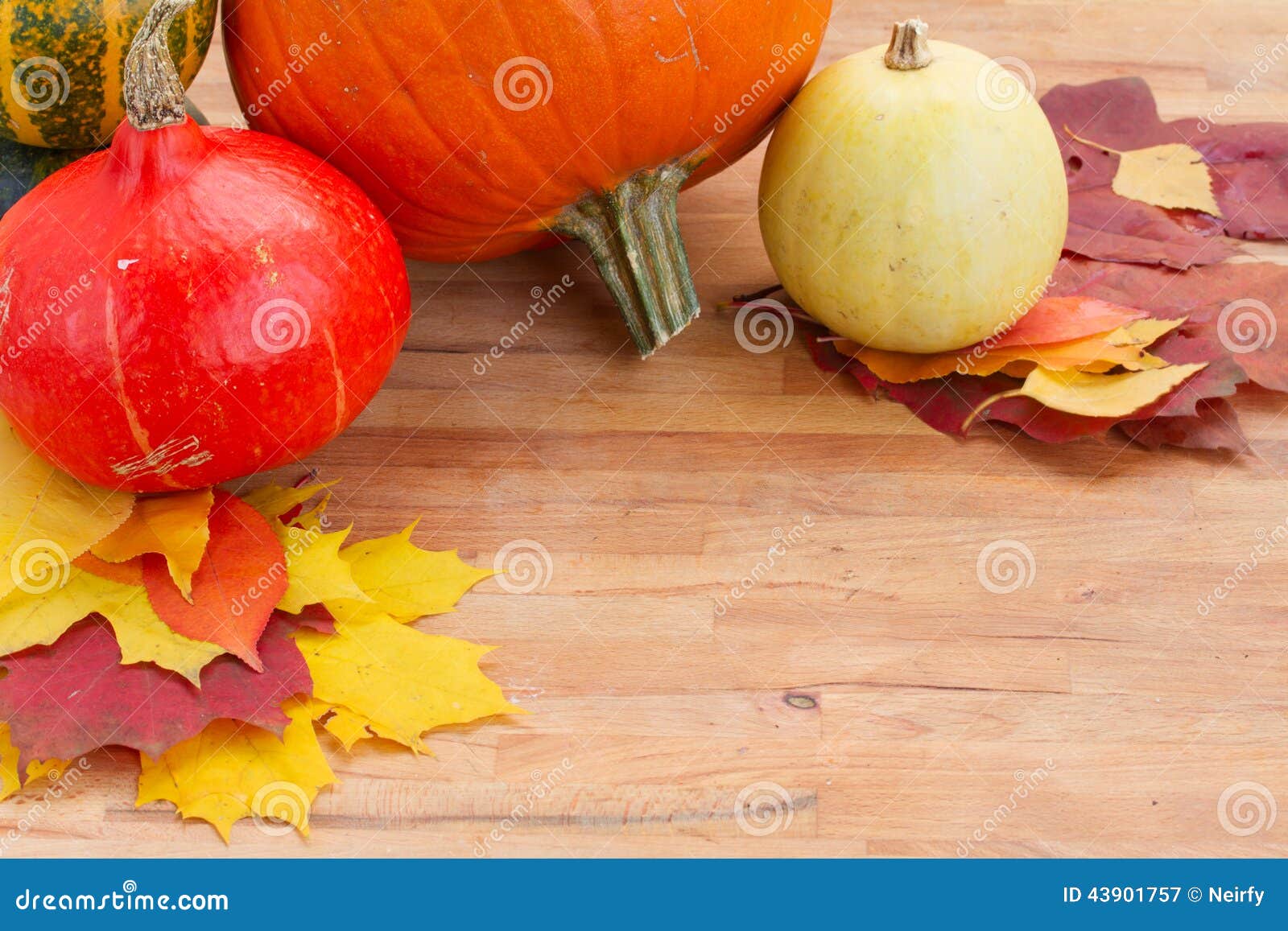 Pumpkin on table stock image. Image of gourd, halloween - 43901757