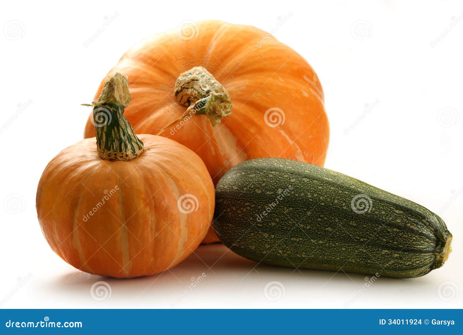 Pumpkins and marrow stock photo. Image of diet, summer - 34011924