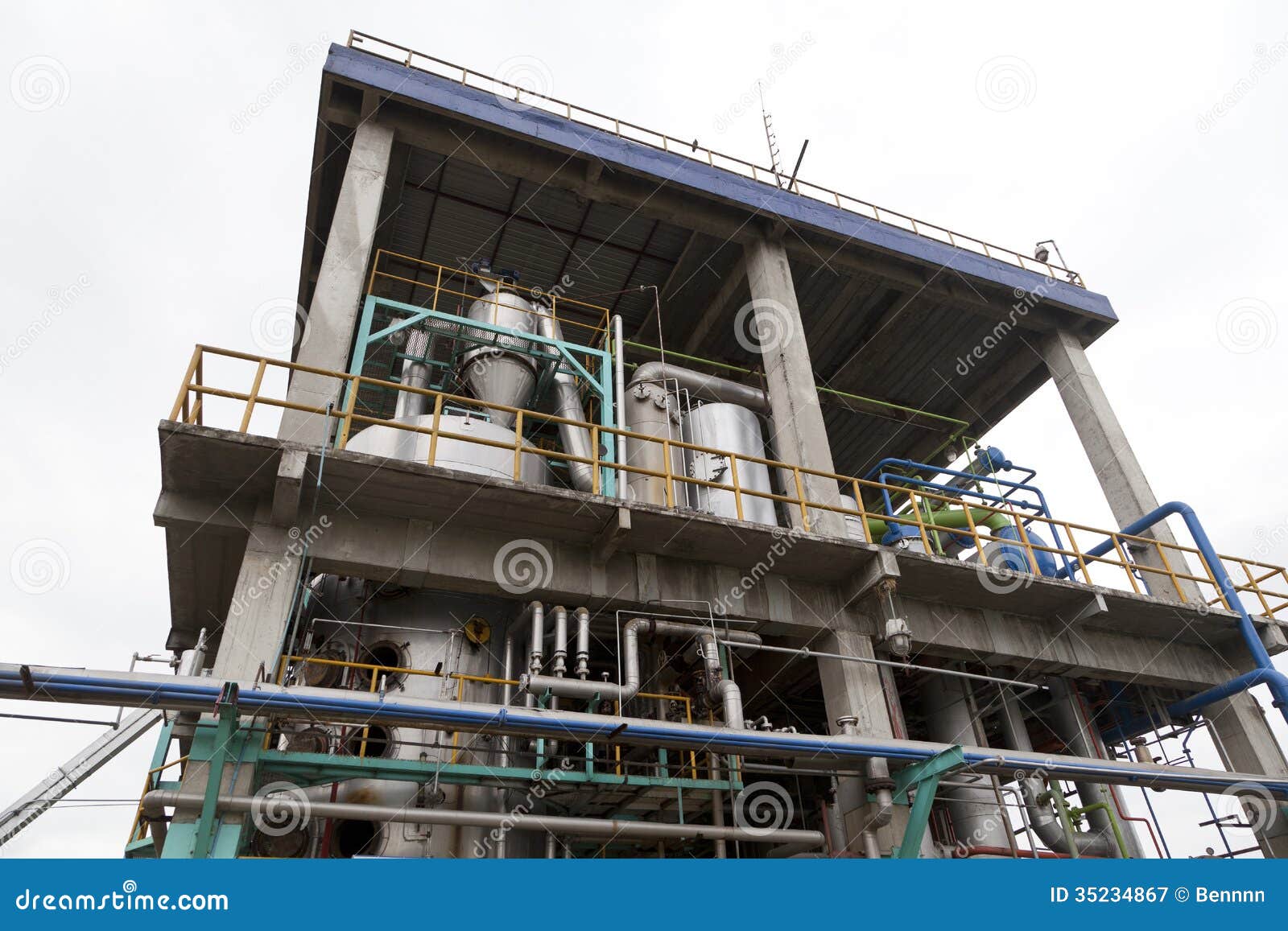 Pumps and piping system stock image. Image of pipe, heavy - 35234867