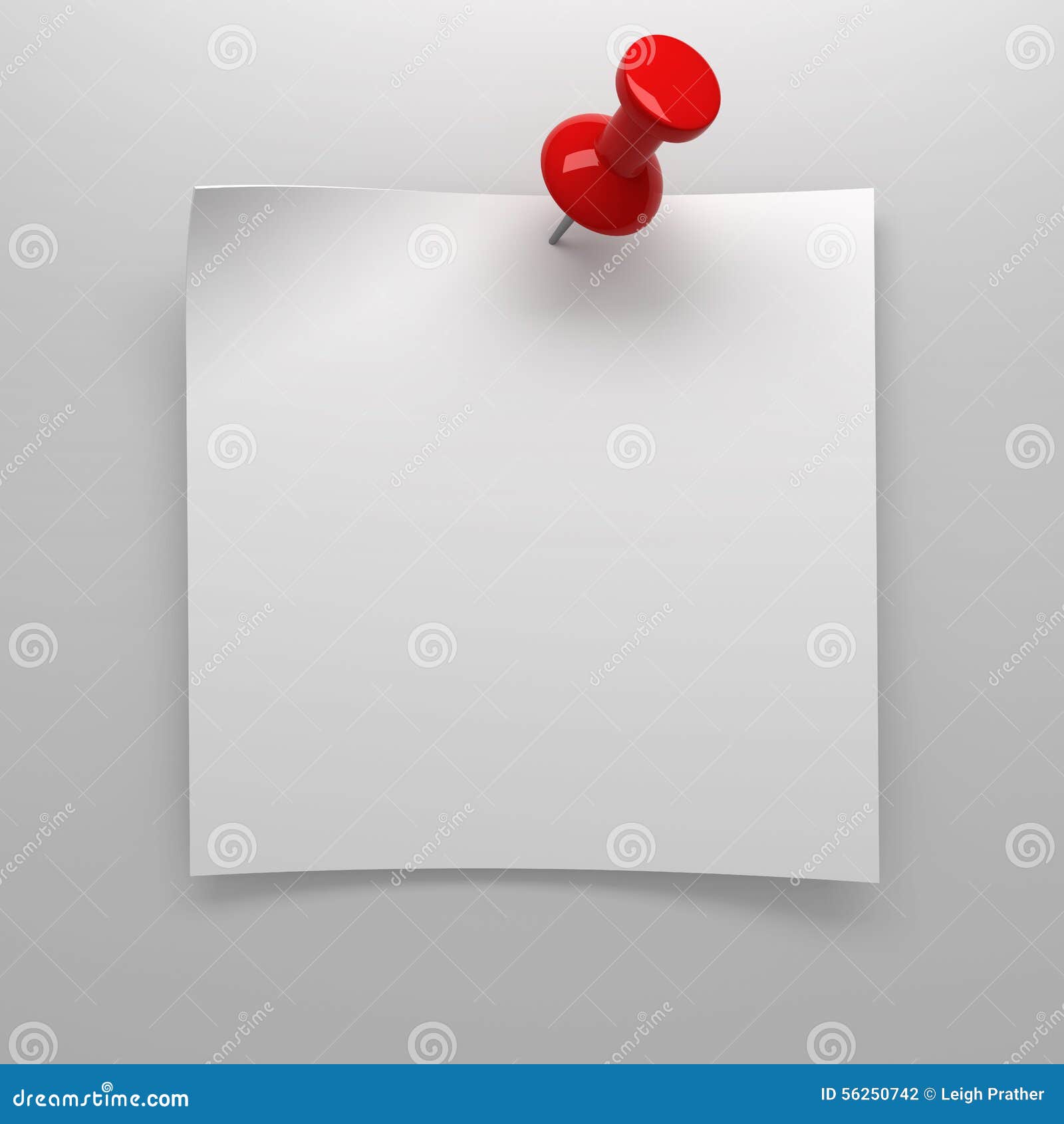 Punaise et note rouges illustration stock. Illustration du goupillé ...