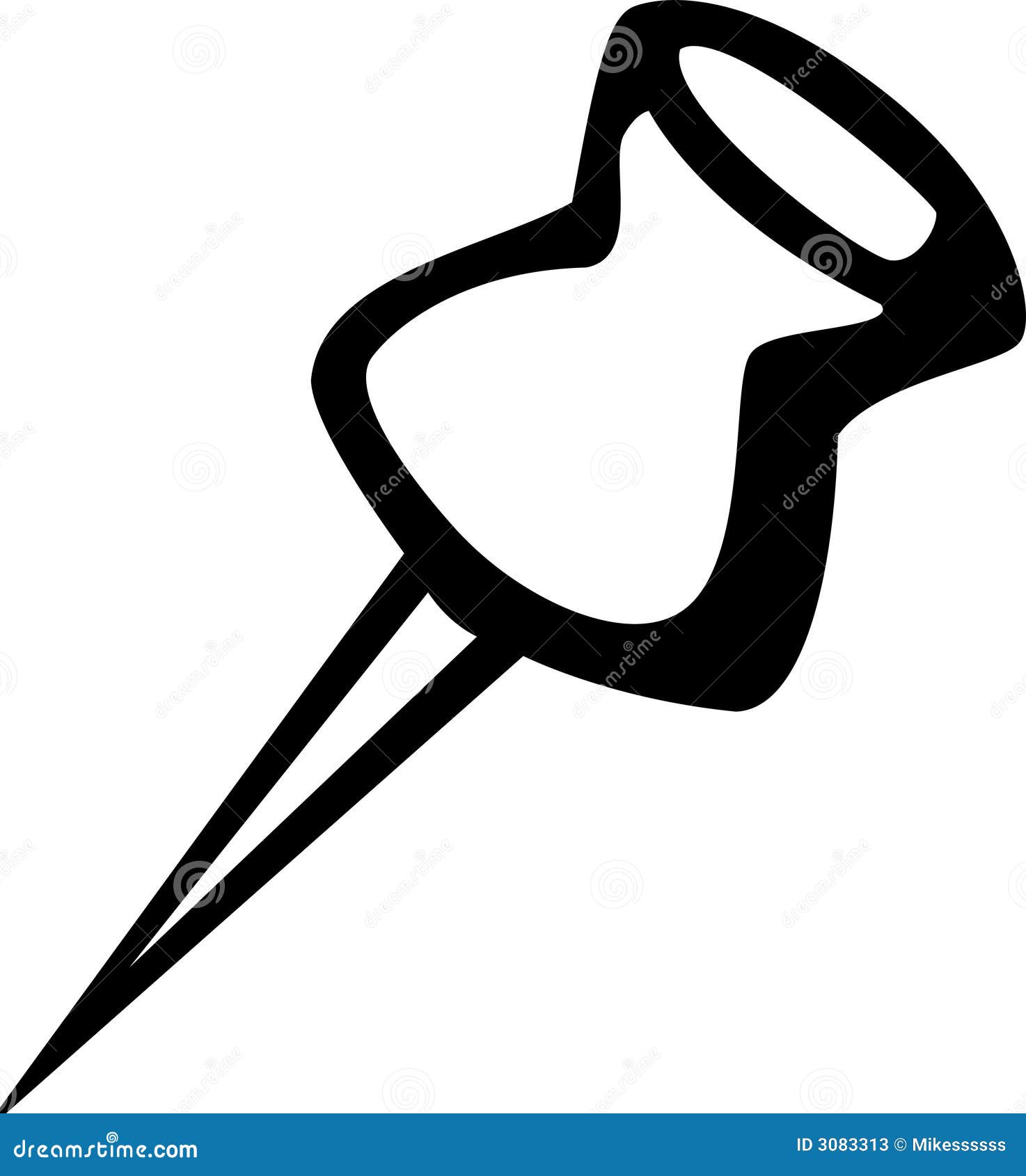 Punaise of punaise vector illustratie. Illustration of miniatuur - 3083313