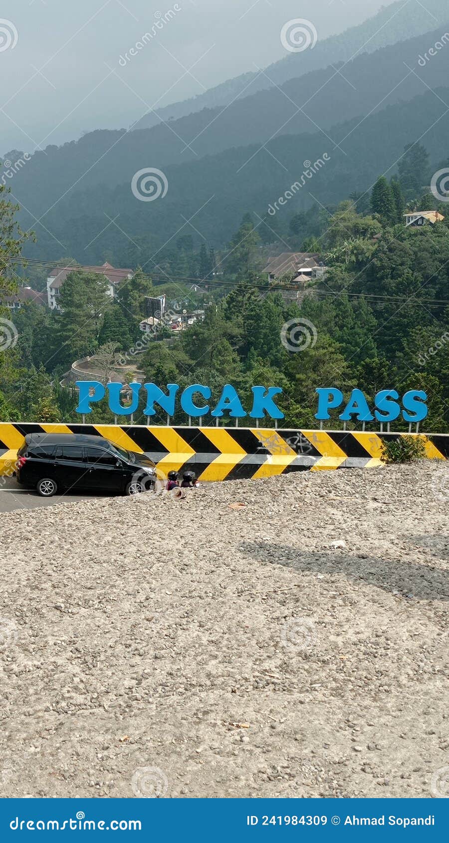 The Puncak Pass Monument in Bogor Editorial Stock Image - Image of ...