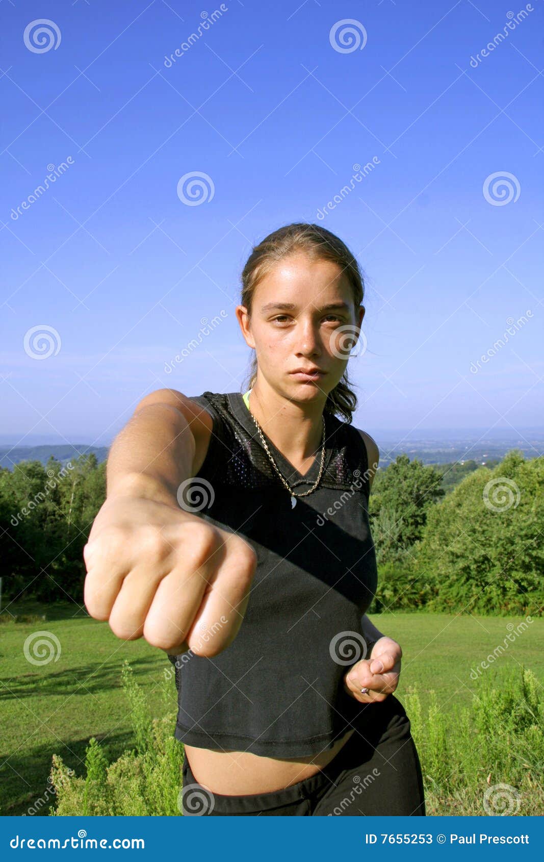 Punch stock image. Image of healthy, jujitsu, defence - 7655253