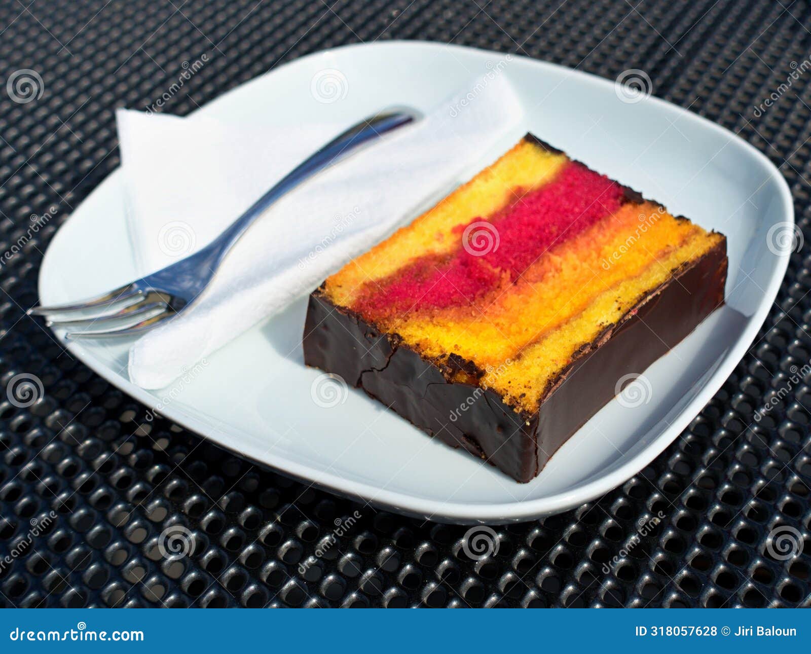 Punch cake stock photo. Image of chocolate, patisserie - 318057628