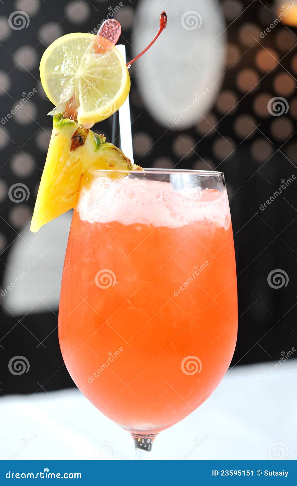 Punch Cocktail stock image. Image of lemon, freshness - 23595151