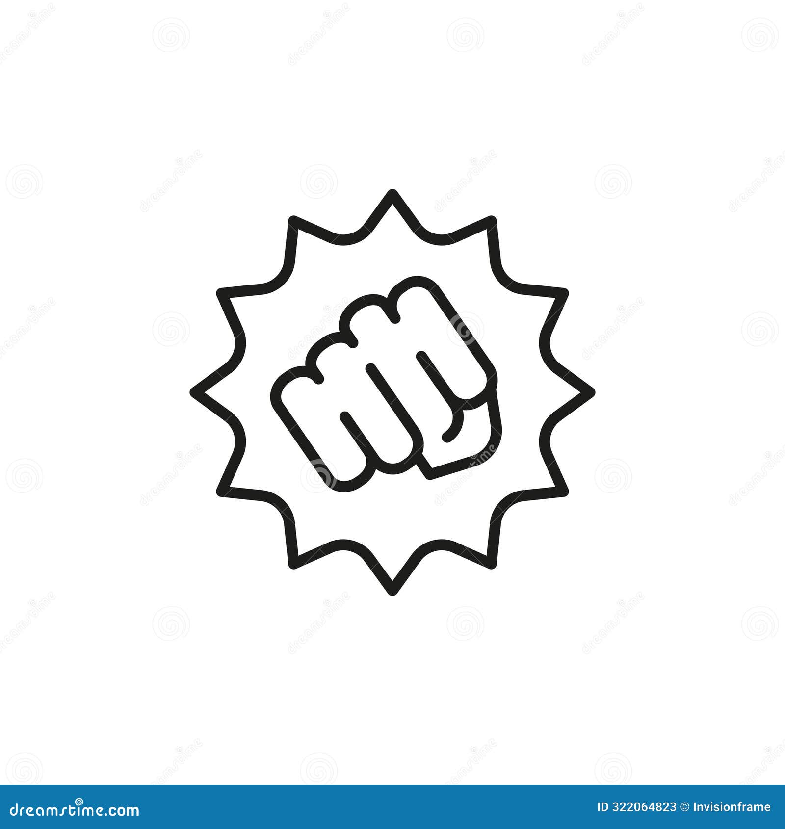 Box Punch Icon Neon Vector | CartoonDealer.com #272073828