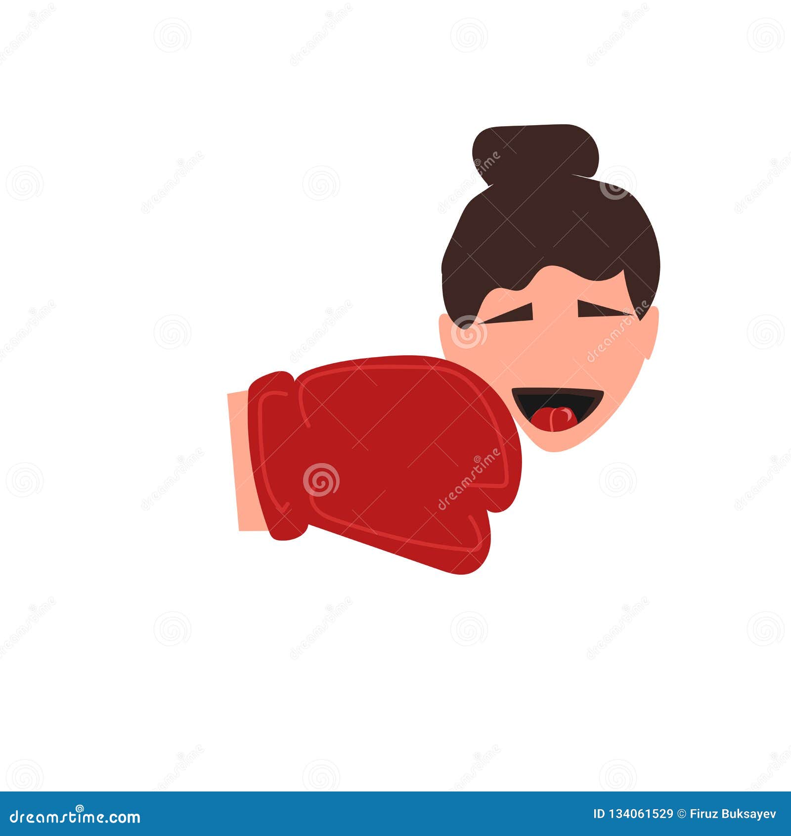 Punch Icon Vector Isolated on White Background, Punch Sign , Human ...