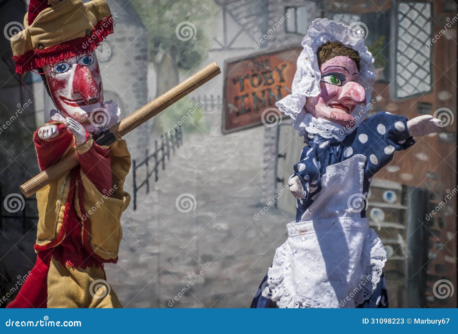 Punch and Judy stock image. Image of character, punch - 31098223