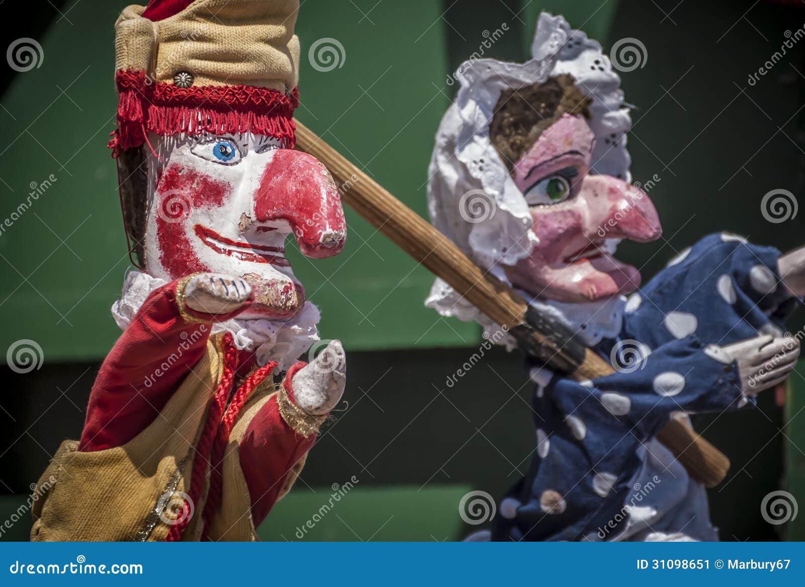 Punch and Judy stock image. Image of theatre, stick, punch - 31098651
