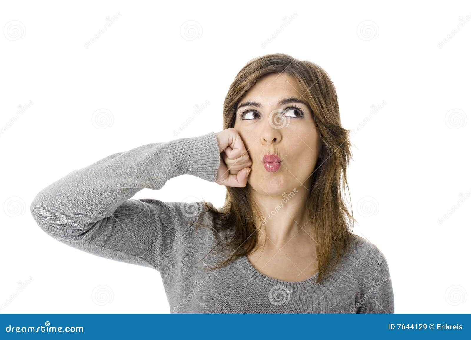 Punch me stock image. Image of cheerful, closeup, happy - 7644129