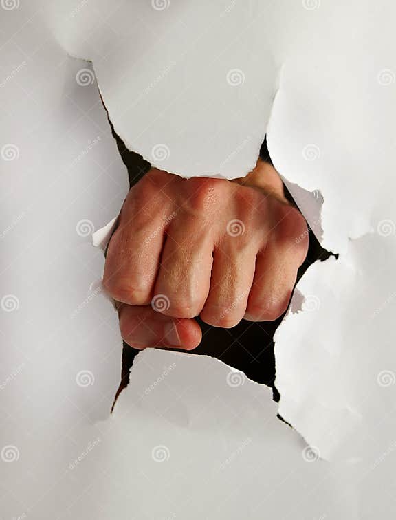 Punch out stock image. Image of edge, forceful, fistpunch - 1691673