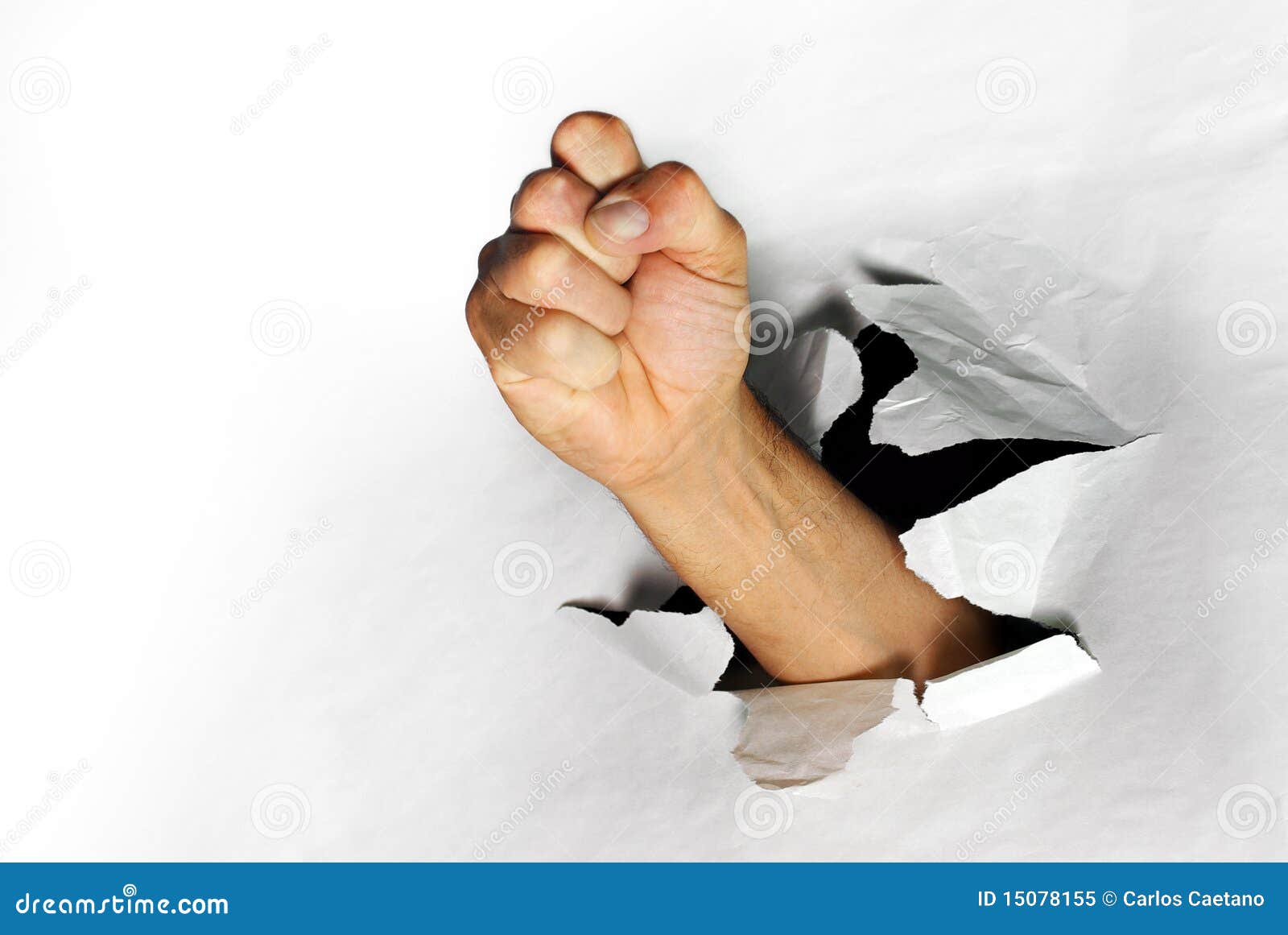 Punch in paper stock image. Image of hole, anger, ideas - 15078155