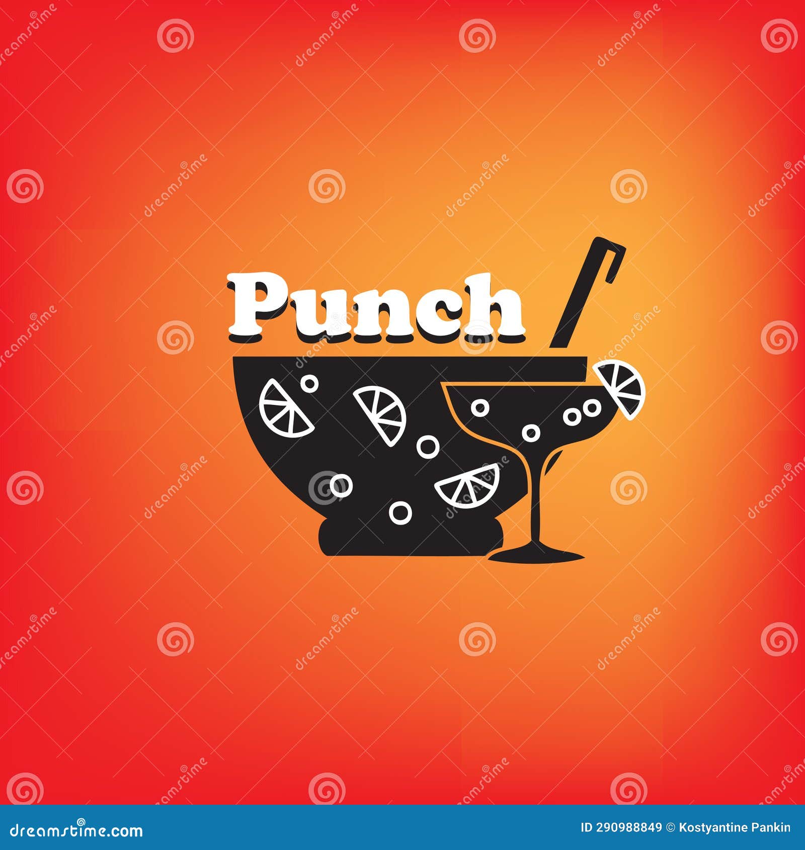 Punch Poster Cartoon Vector | CartoonDealer.com #290988849