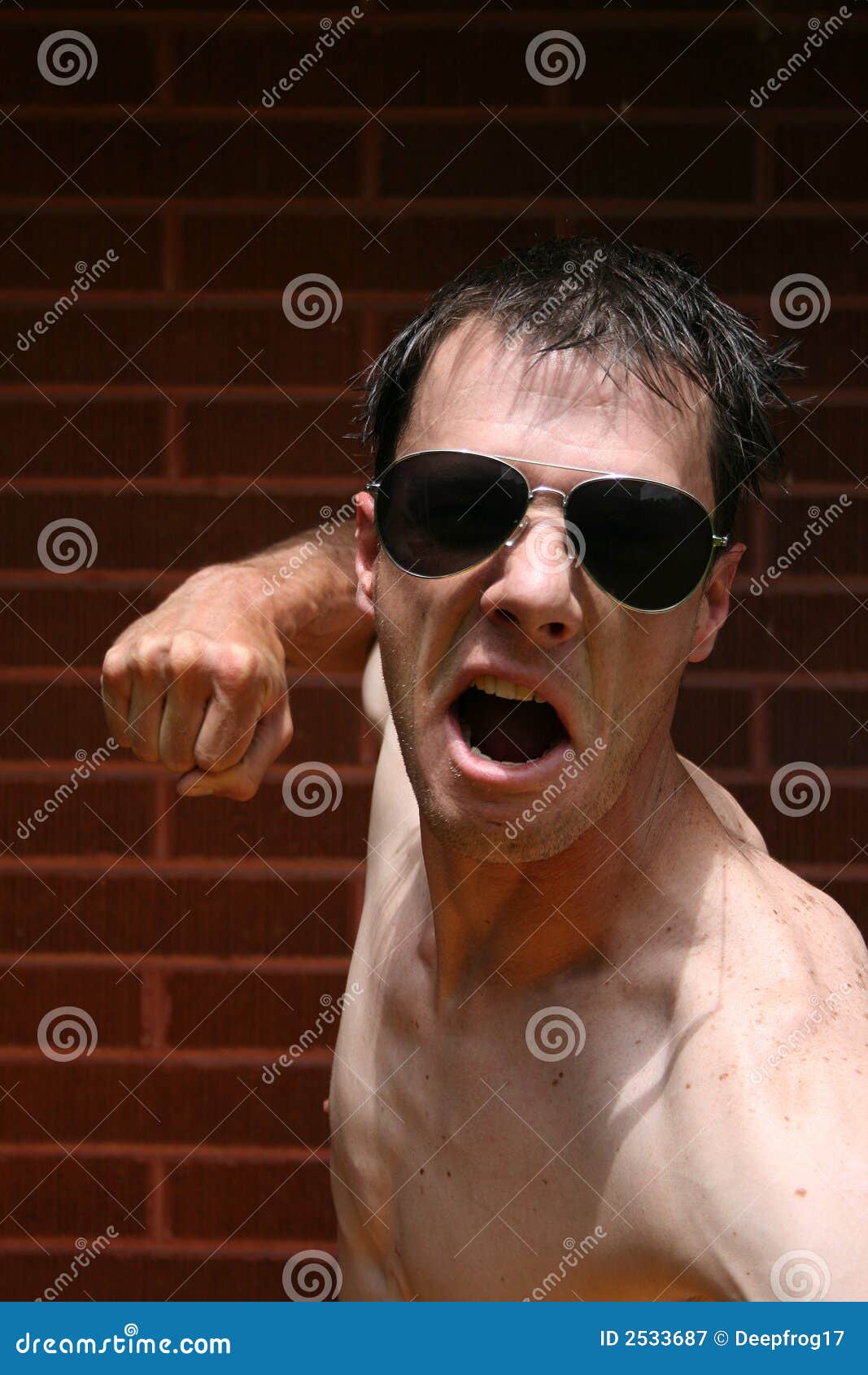Punch you stock image. Image of neck, killer, allure, face - 2533687