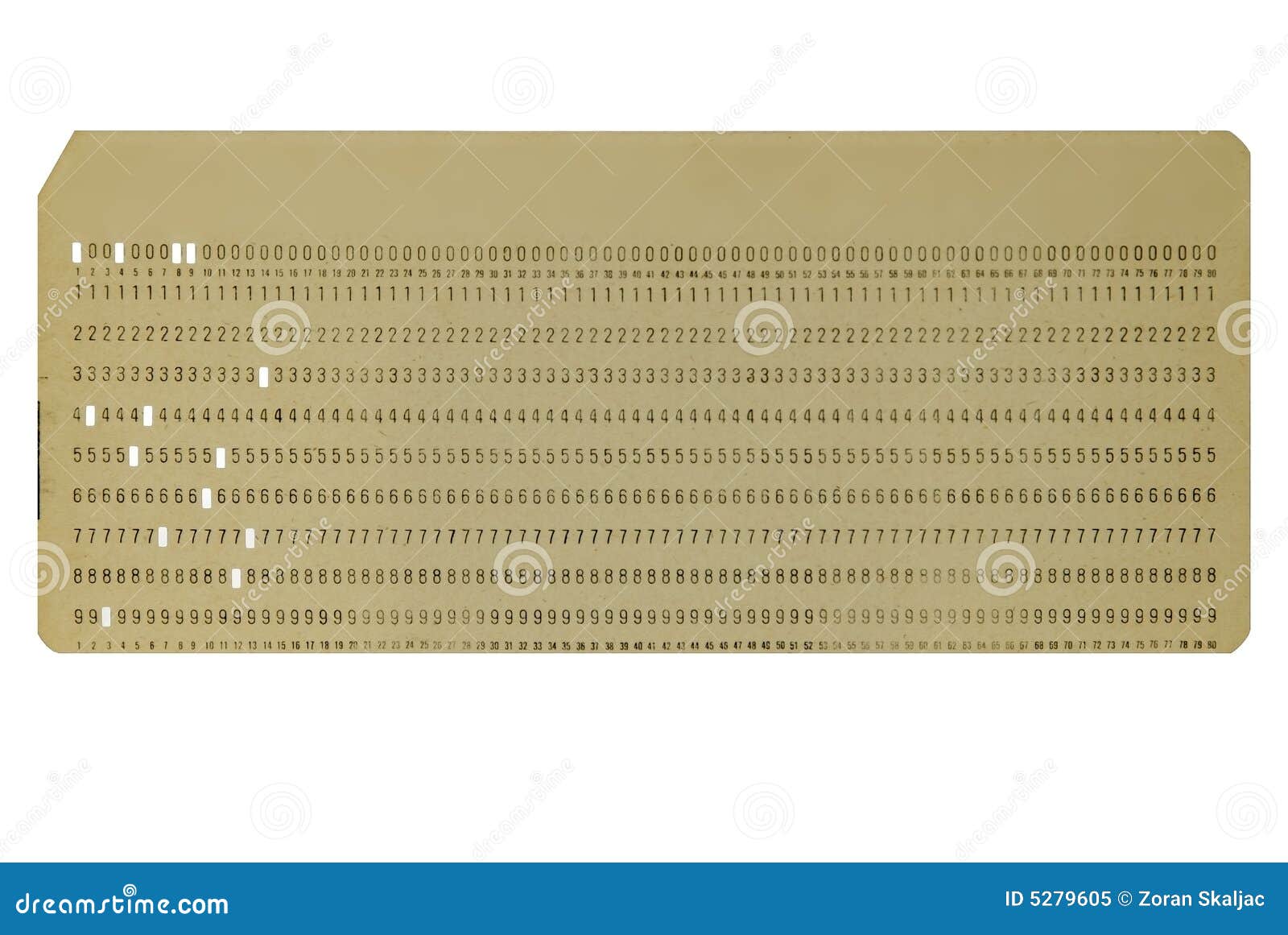 Punched card - yellow stock image. Image of mainframe - 5279605