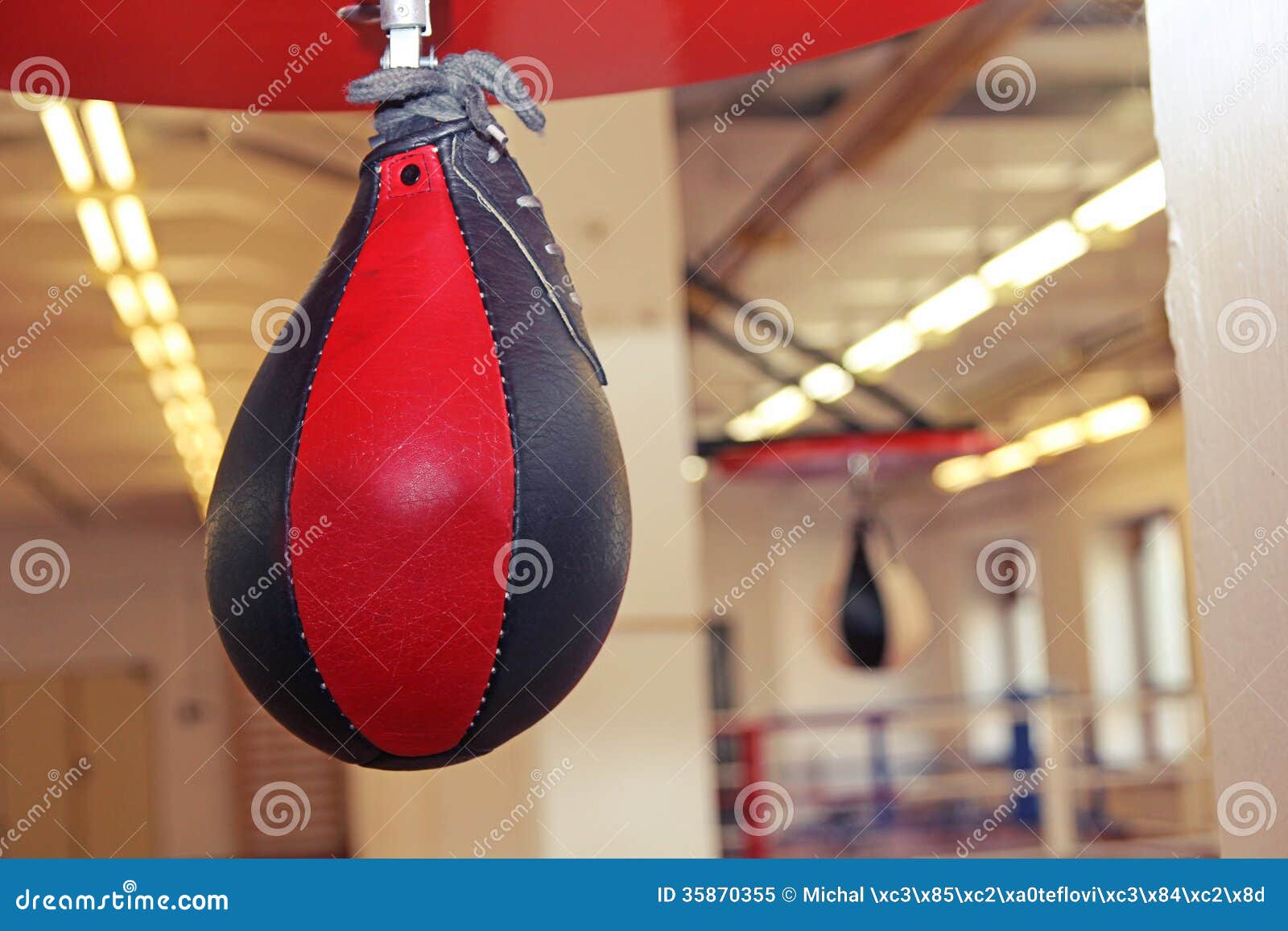 Punching ball immagine stock. Immagine di idoneità, perforazione - 35870355
