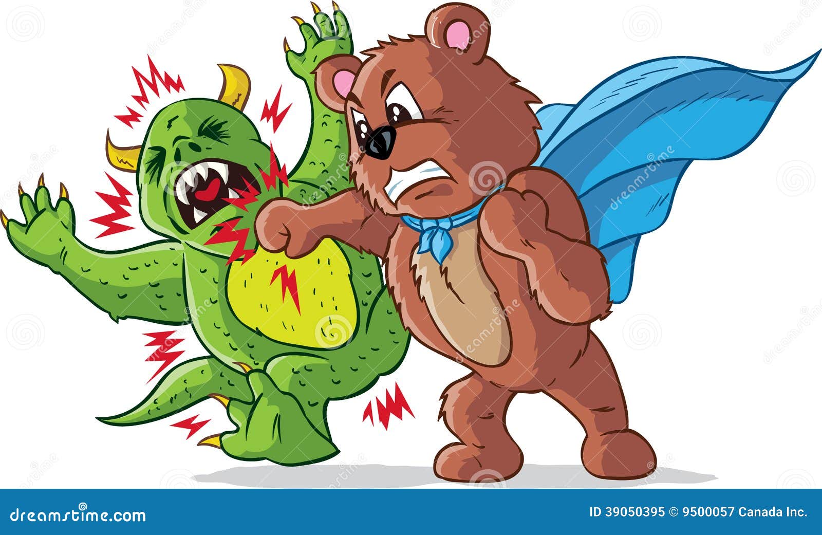 Fuzzy Lizard Cartoon Vector | CartoonDealer.com #20427749