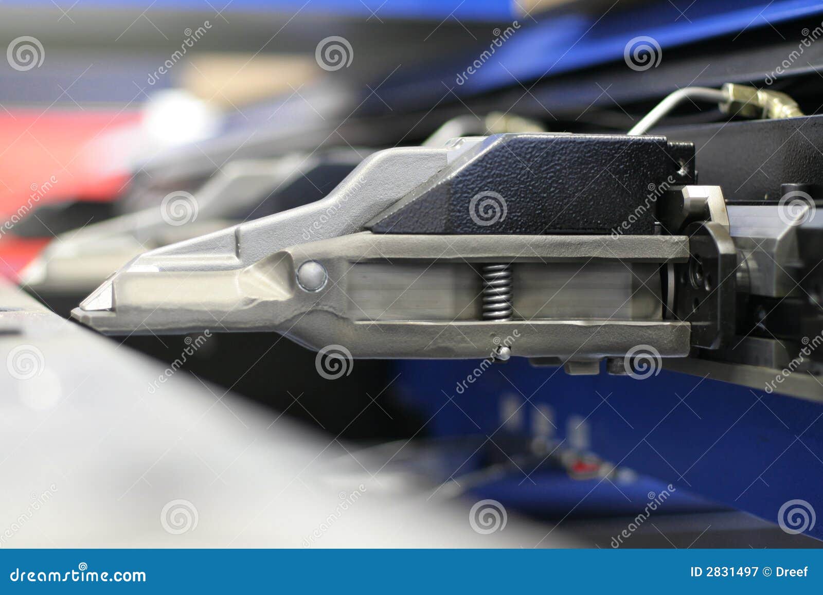 Gripper Machine With Mobile Crane Are Lay Down Big Old Metal Tanks ...