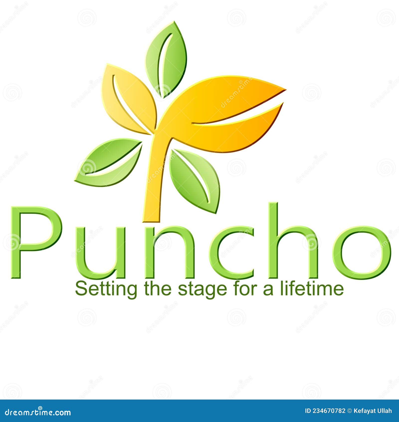 Puncho Setting the Stage for a Lifetime Stock Illustration ...