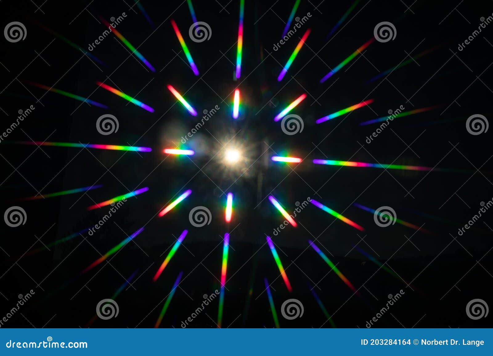 Punctiform Light Source Reflects the Color Stock Photo - Image of power ...