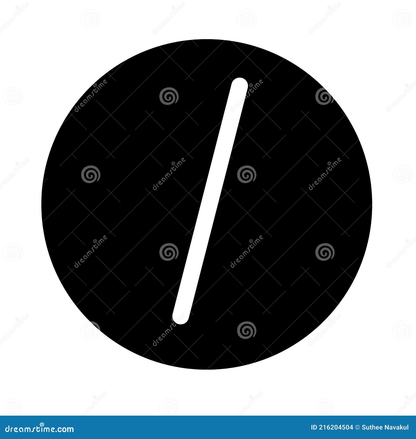 Punctuation Mark Icon On White Background. Flat Style. Finger Click ...